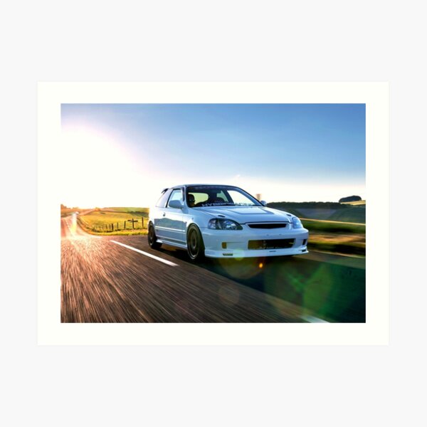 "Ek9 honda civic type R" Art Print for Sale by shanilhasantha | Redbubble