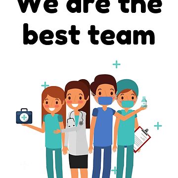 "best team" Sticker by tinacollection | Redbubble