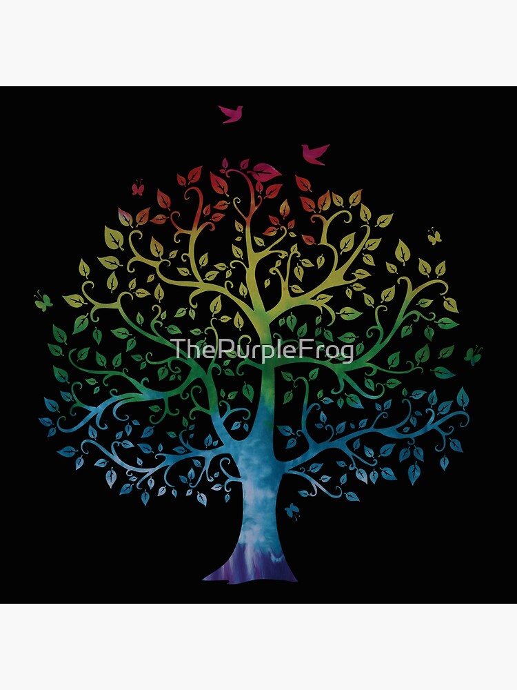 "Rainbow Tree of Life" Poster by ThePurpleFrog | Redbubble