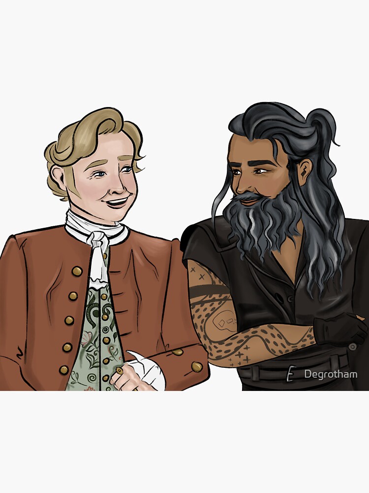 "Stede and Ed" Sticker by Degrotham | Redbubble