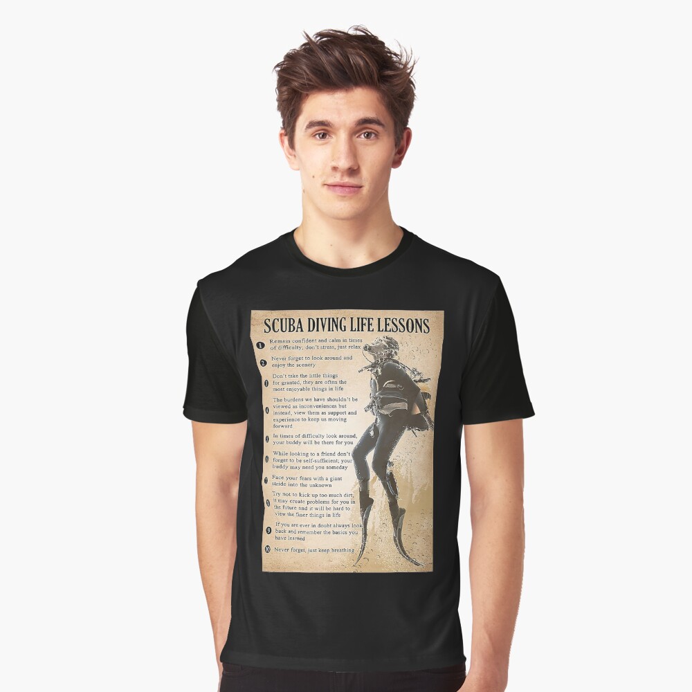 "Scuba Diving Life Lessons" Sticker for Sale by TaryGambit95 | Redbubble