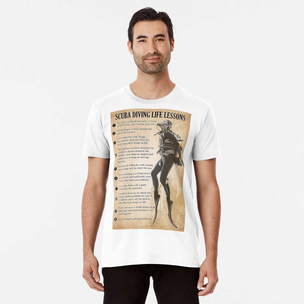 "Scuba Diving Life Lessons" Sticker for Sale by TaryGambit95 | Redbubble