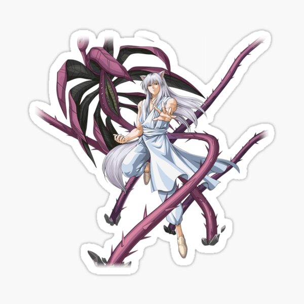 "ANime Yu Yu" Sticker by JeffreyBlanreco | Redbubble