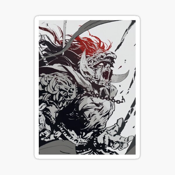 "Elden Ring General Radahn" Sticker by Kiske-Design | Redbubble