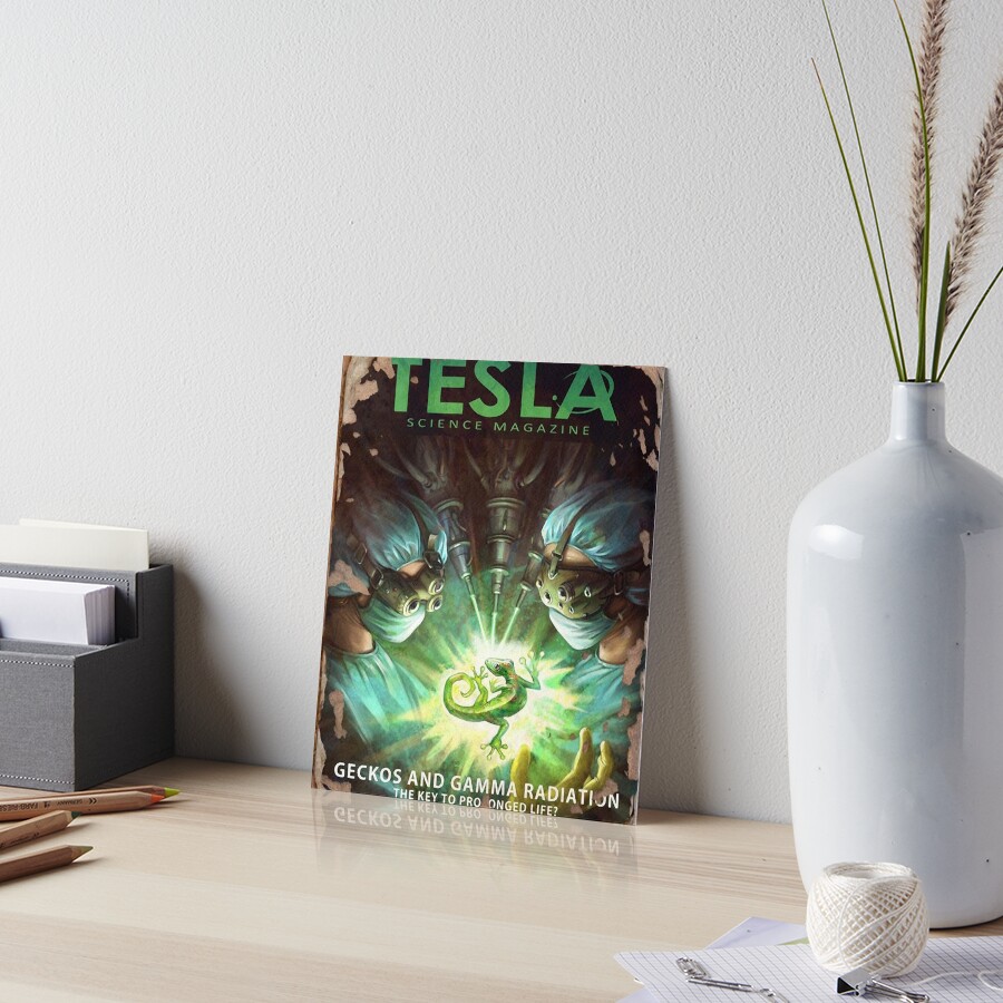 "Tesla Science Magazine: Geckos and gamma radiation - Fallout 4" Art ...