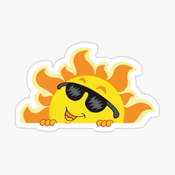 "summer sun" Sticker by Skylandisback | Redbubble