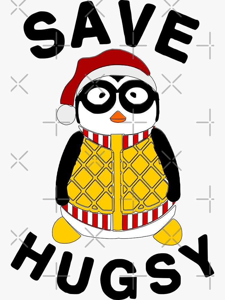 "Save Hugsy" Sticker by WillcoPress | Redbubble