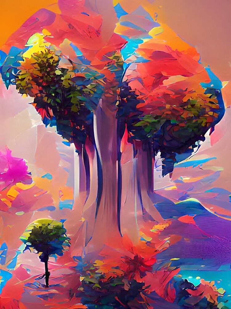 "The Rainbow Tree" Poster for Sale by LABAZA | Redbubble