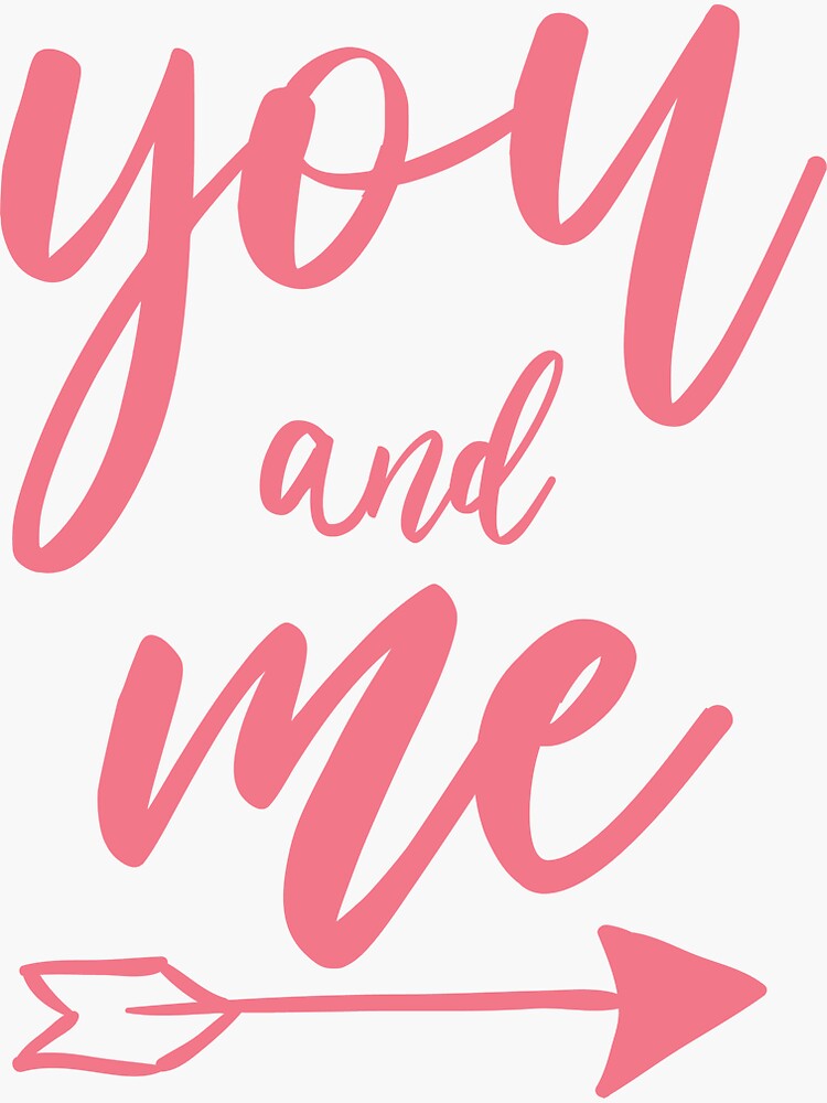 "You and me" Sticker by AnisosPteron | Redbubble