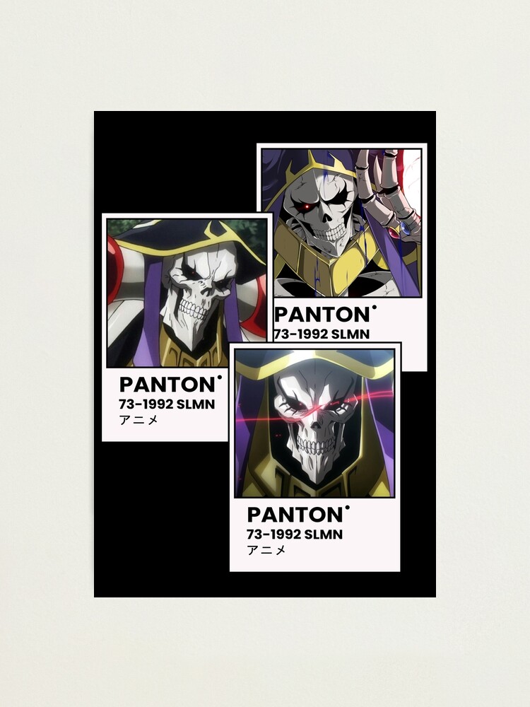 "Ainz Ooal Gown Overlord Obarodo Panton Anime Design" Photographic ...