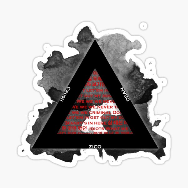 "Bermuda Triangle-FANXYCHILD" Sticker by doctorcolours | Redbubble