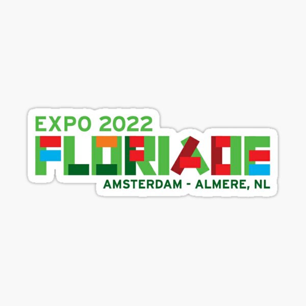 "Expo 2022 Floriade" Sticker by missriyanaaa | Redbubble
