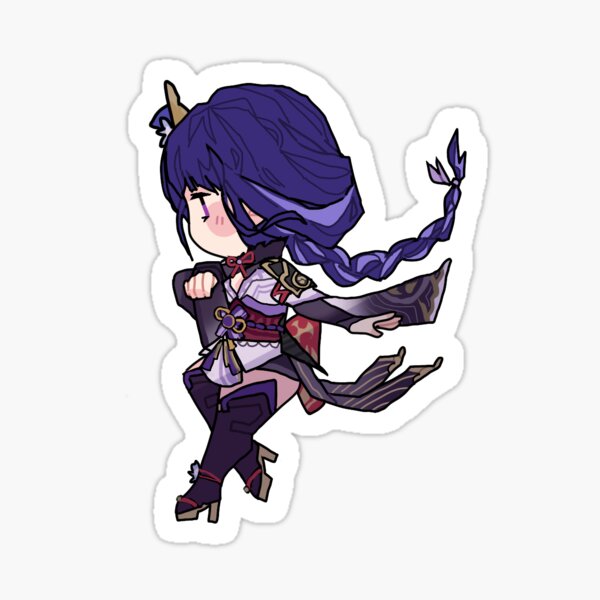 "Genshin Impact: Raiden" Sticker by PlantedPans | Redbubble