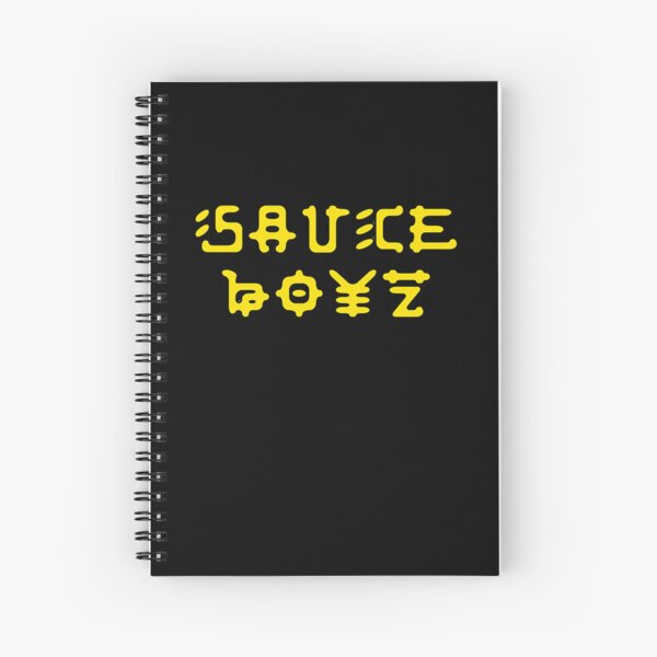 "Eladio Carrion Merch Eladio Carrion Sauce Boyz Logo" Spiral Notebook ...