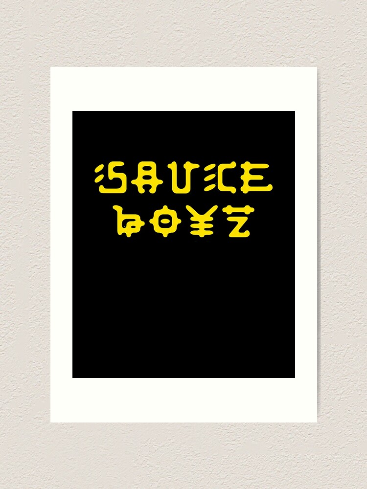 "Eladio Carrion Merch Eladio Carrion Sauce Boyz Logo" Art Print by ...