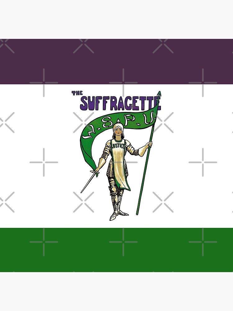 "Der Suffragette Warrior Weekly Justice Woman Knight hält Schwert und ...