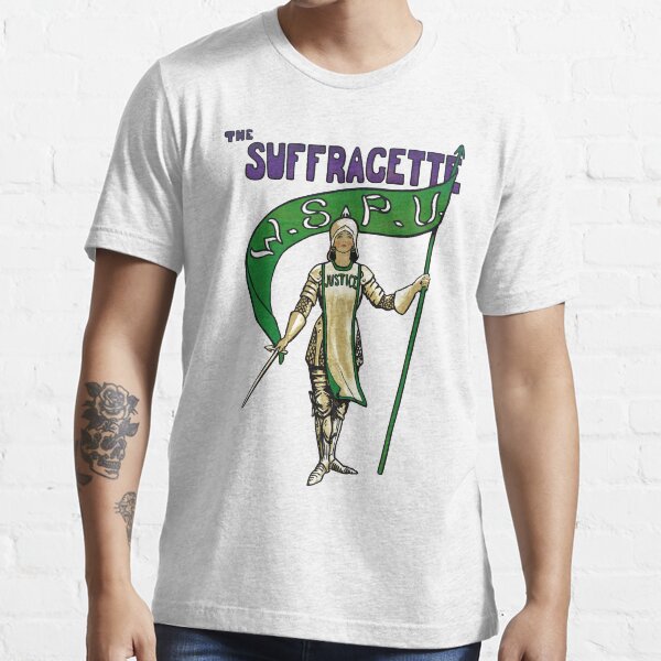 "Der Suffragette Warrior Weekly Justice Woman Knight hält Schwert und ...