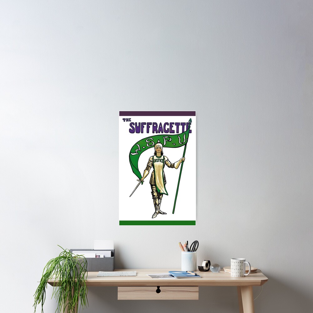 "The Suffragette Warrior Weekly Justice woman knight holding sword and ...