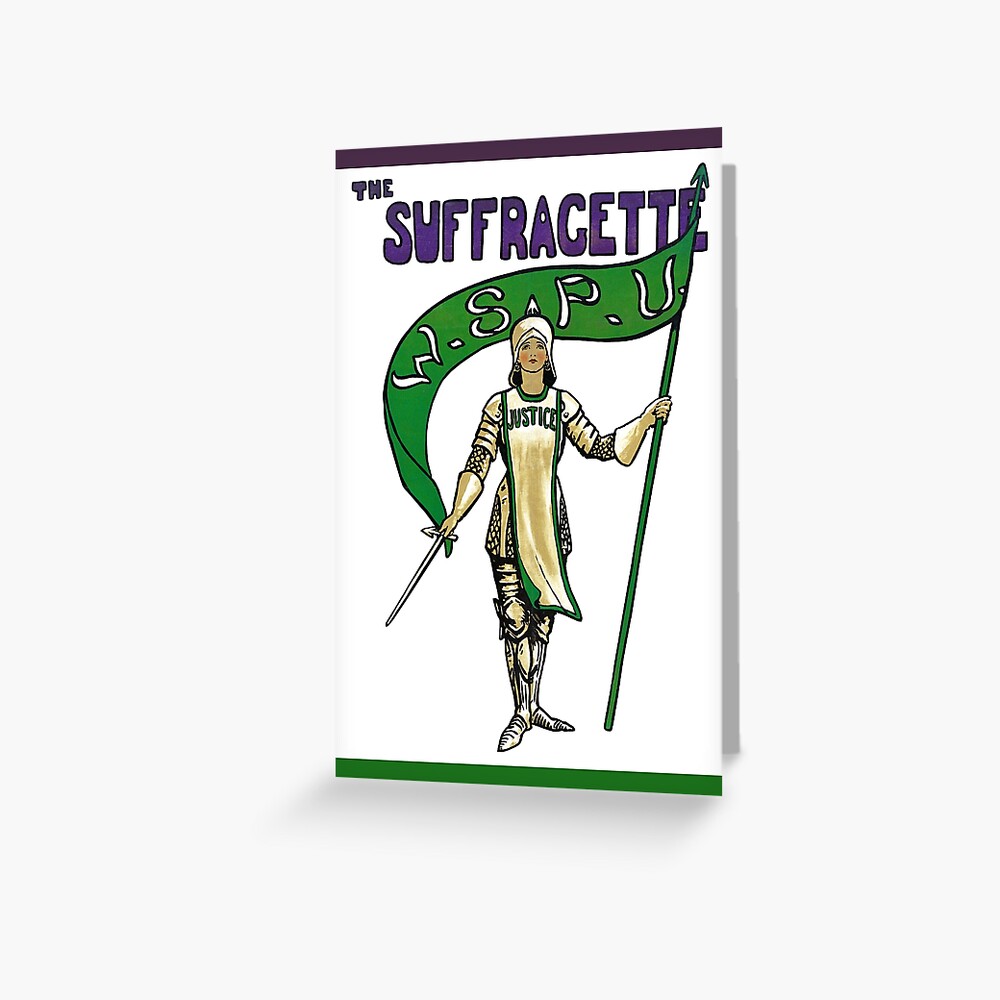 "The Suffragette Warrior Weekly Justice woman knight holding sword and ...