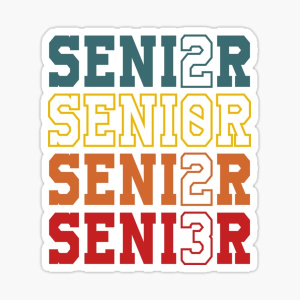 " Funny Class of 2023 Seniors Quote 23 Senior Graduation" Sticker by ...