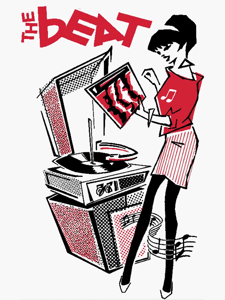 "The Beat" Sticker for Sale by JayKreikemeier | Redbubble