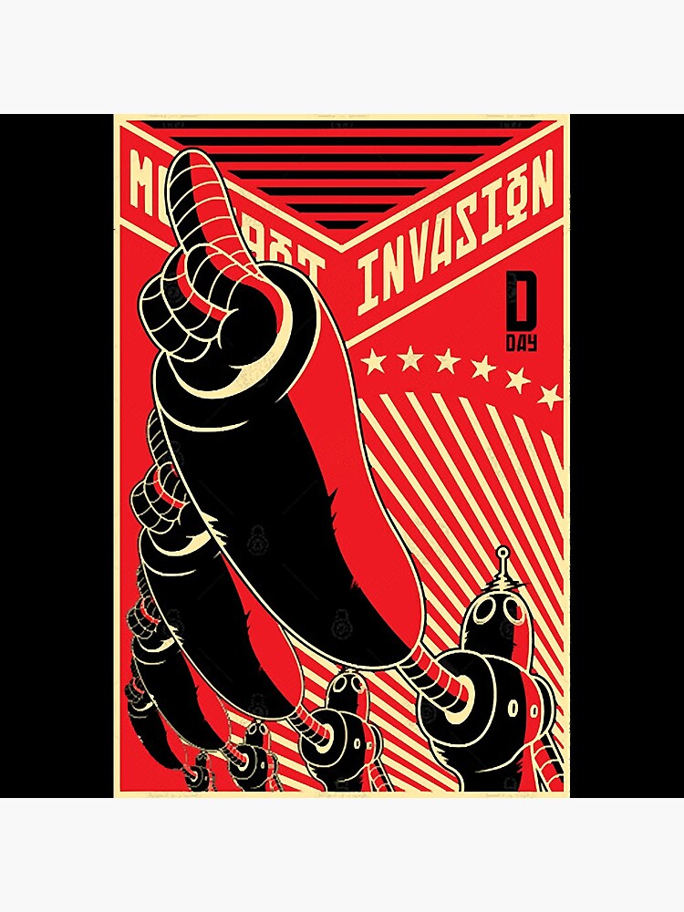 "Robot Invasion" Poster for Sale by Liacaron20 | Redbubble