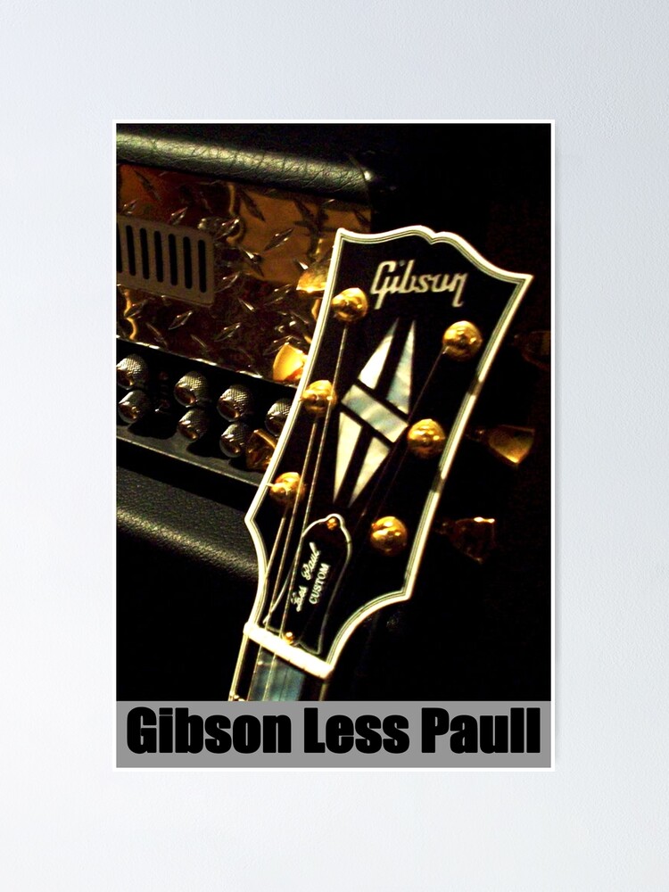 "gibson les paul" Poster by fikadora | Redbubble