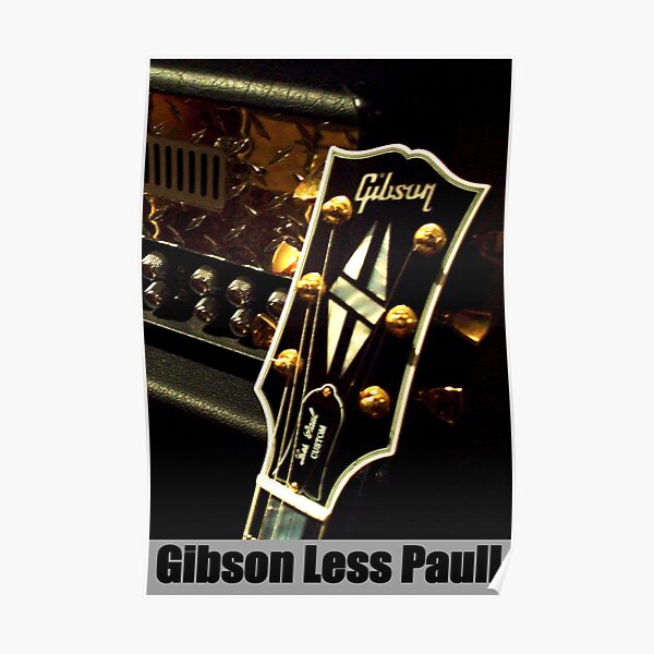 "gibson les paul" Poster by fikadora | Redbubble