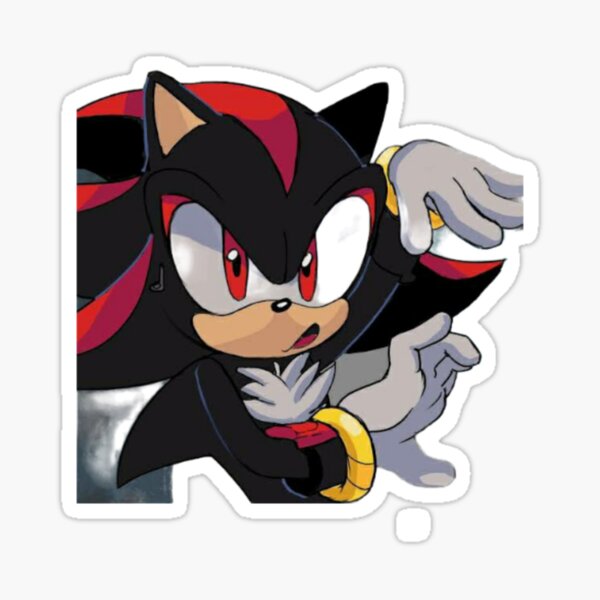 "Shadow the hedgehog " Sticker by Shopclubdesign | Redbubble