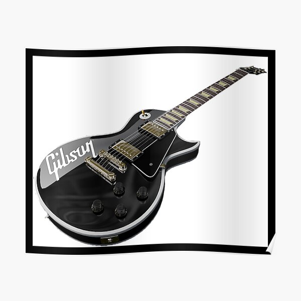 "gibson les paul" Poster by fikadora | Redbubble