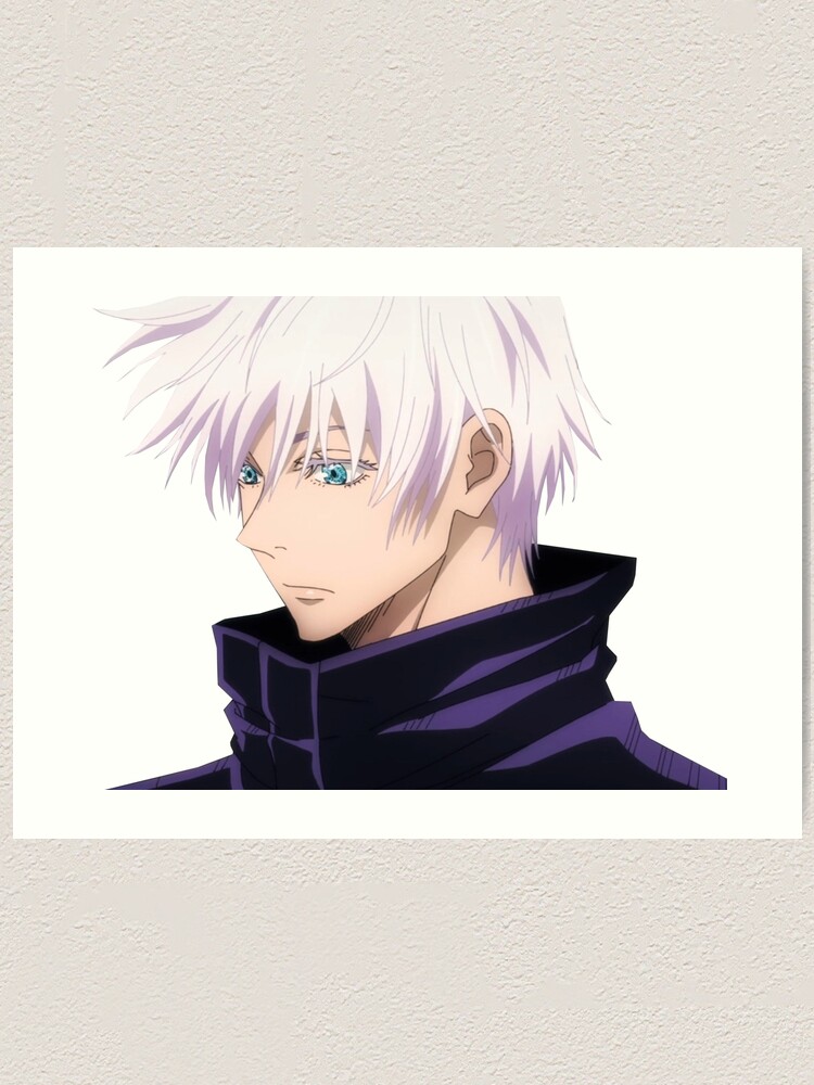 "Satoru Gojo Blue Eyes" Art Print for Sale by kawaiicrossing | Redbubble