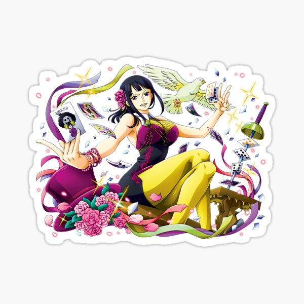 "Girls Beautiful Nico Robin" Sticker by Milkygmail | Redbubble