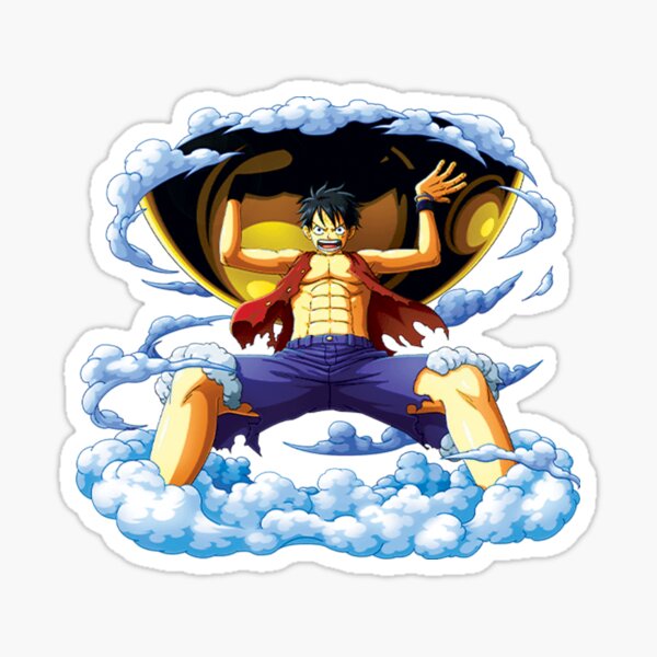 "Cartoon Luffy Art" Sticker by Milkygmail | Redbubble