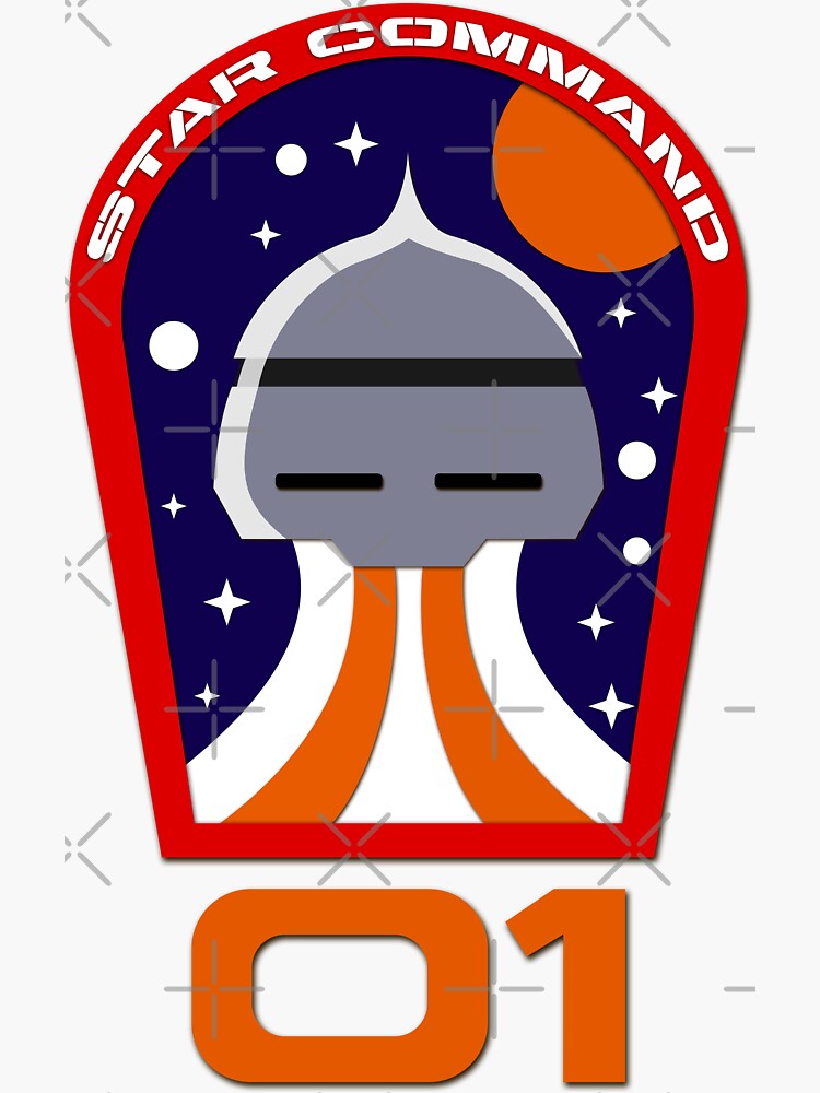 "Star Command Badge" Sticker for Sale by Krokosman | Redbubble