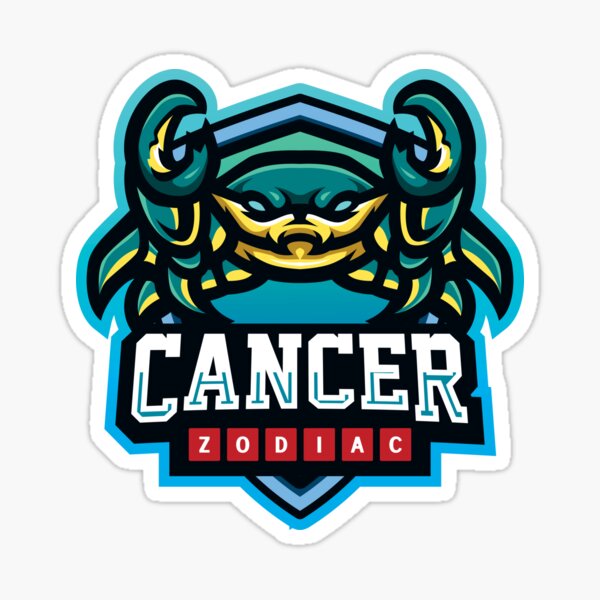 "Zodiac Cancer Art" Sticker by Milkygmail | Redbubble