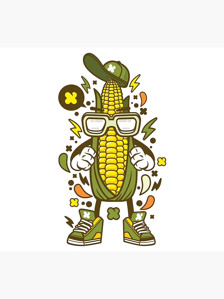 "Cute Corn Art" Poster by Milkygmail | Redbubble