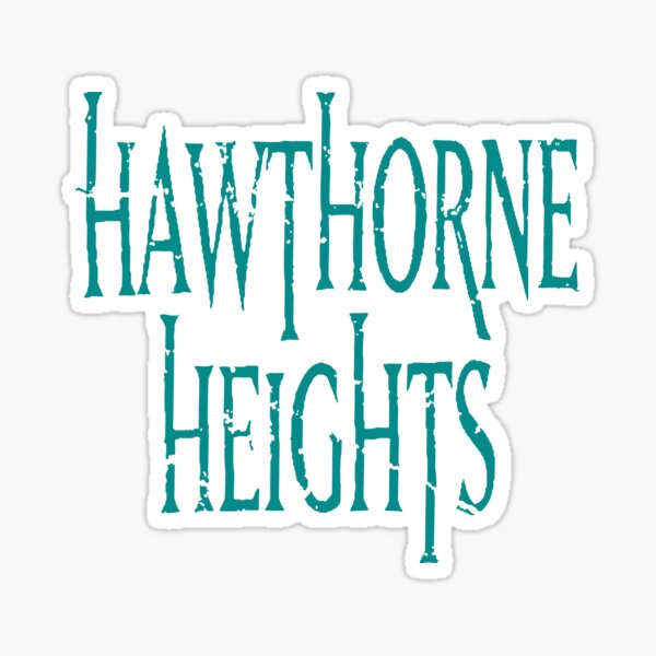 "Hawthorne Heights" Sticker by bunyatara | Redbubble