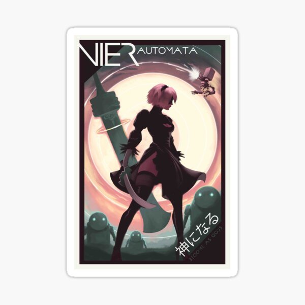 "Nier Automata" Sticker by ernieclain | Redbubble