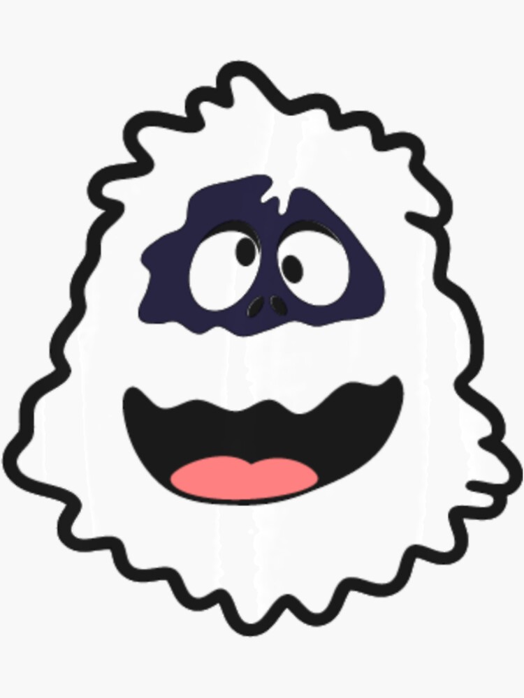 "Abominable Snowman Bumble Funny Fun Christmas" Sticker for Sale by ...