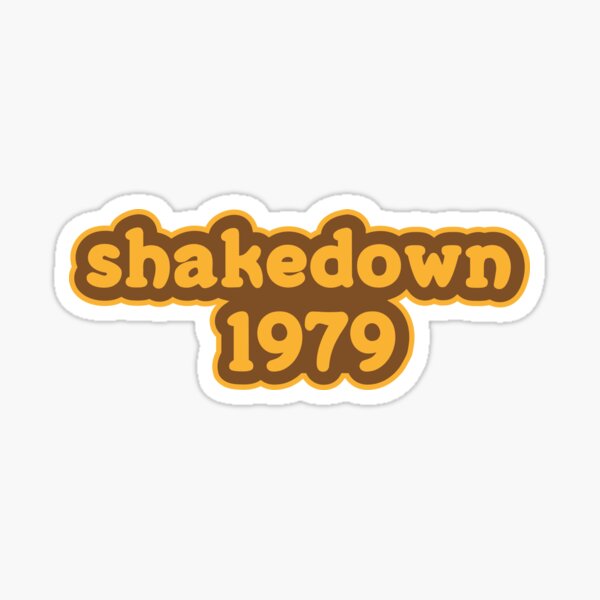 "Shakedown 1979" Sticker for Sale by mctees | Redbubble