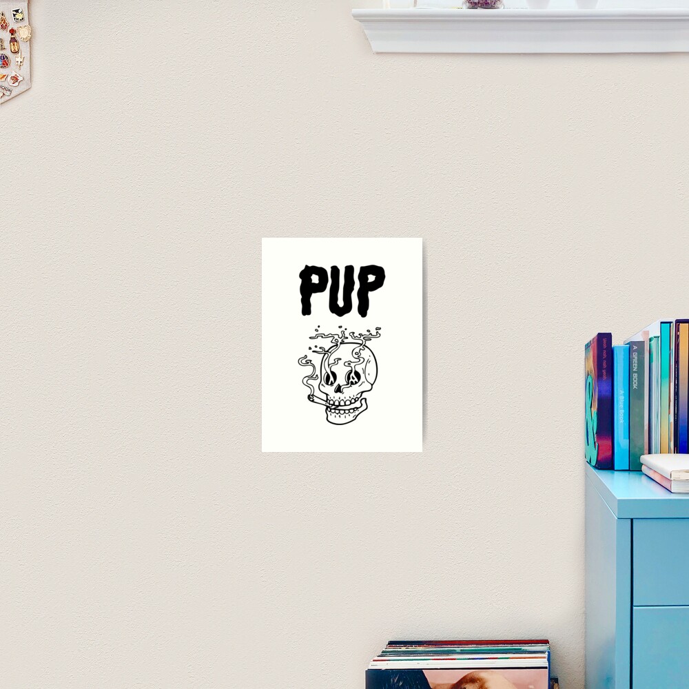 "PUP band - Smoker logo " Art Print for Sale by boehmuhkcasia | Redbubble