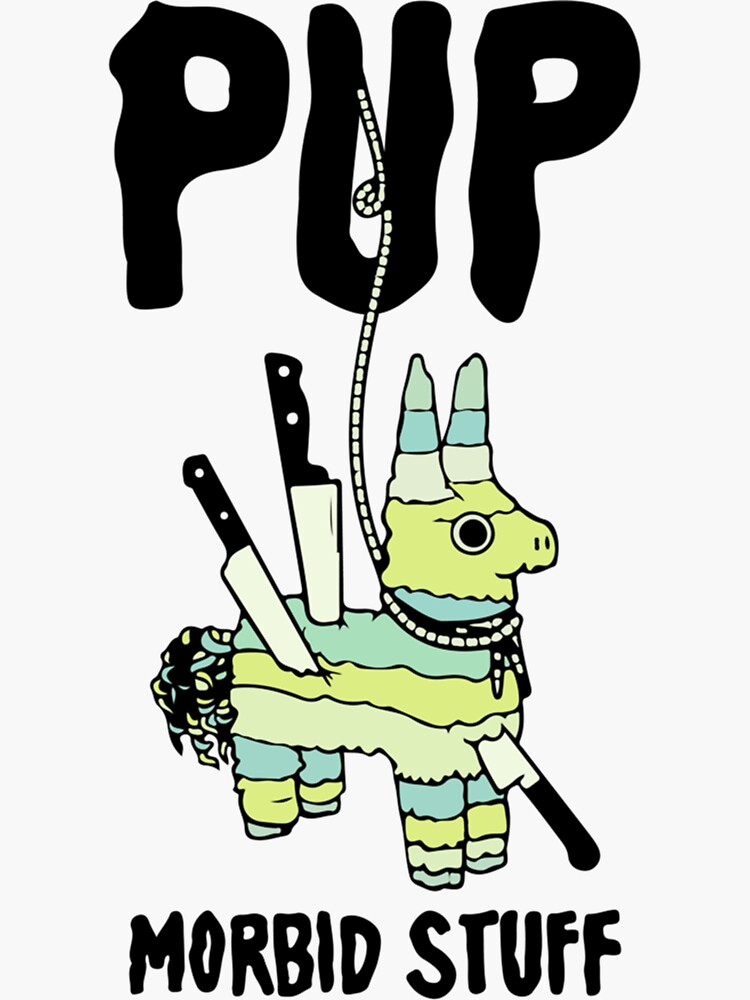 "PUP ROCK BAND " Sticker for Sale by boehmuhkcasia | Redbubble
