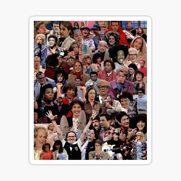 "saturday night live poster" Sticker by effienikolau | Redbubble