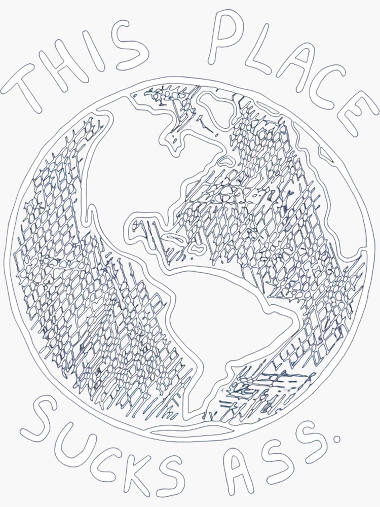 "PUP Merch PUP Band Earth " Sticker by boehmuhkcasia | Redbubble