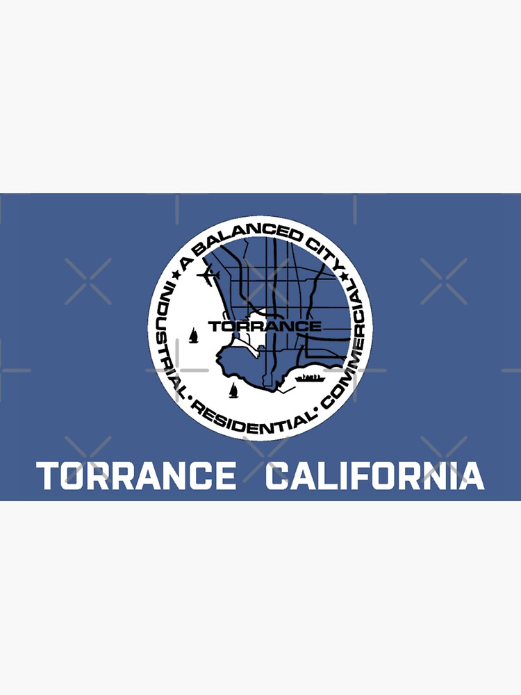 "Flag of Torrance, California USA" Sticker for Sale by mo91 | Redbubble