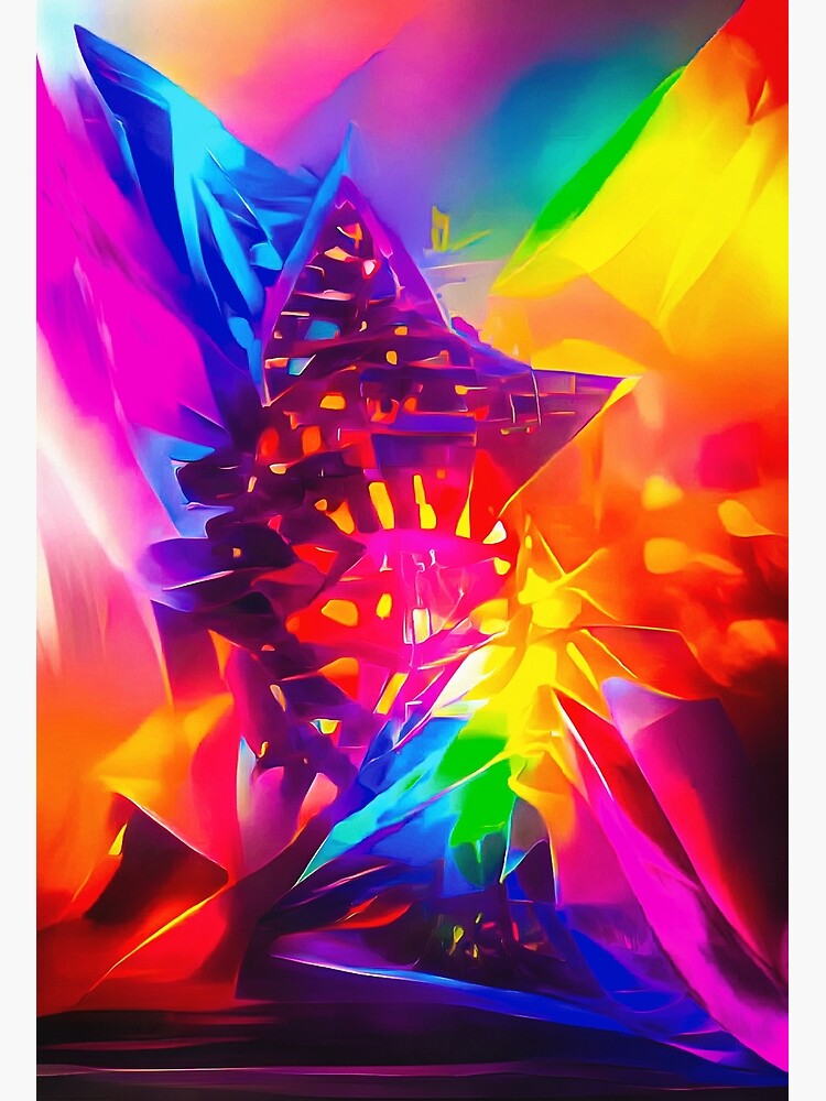 "Abstract Art Rainbow Colors 05" Poster for Sale by mhfoto | Redbubble
