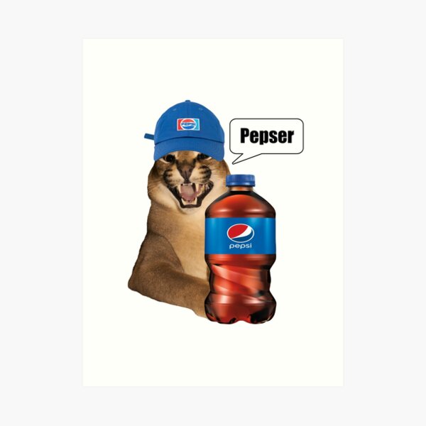 "Big Floppa Pepser Meme (Fanter)" Art Print for Sale by fomodesigns ...