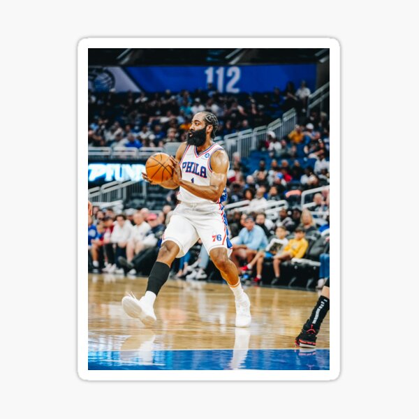 "James Harden 1 " The Beard "" Sticker by MaricelaPadron | Redbubble