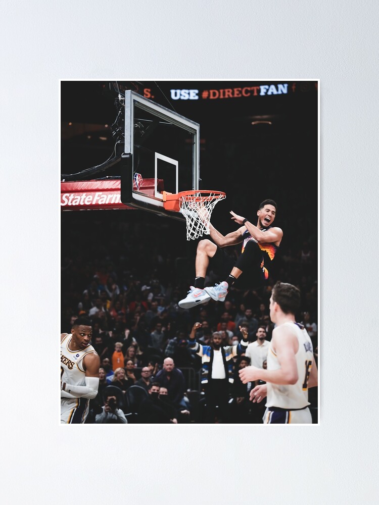 "Devin Booker 1 Posterized Dunk" Poster by MaricelaPadron | Redbubble