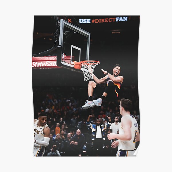 "Devin Booker 1 Posterized Dunk" Poster by MaricelaPadron | Redbubble